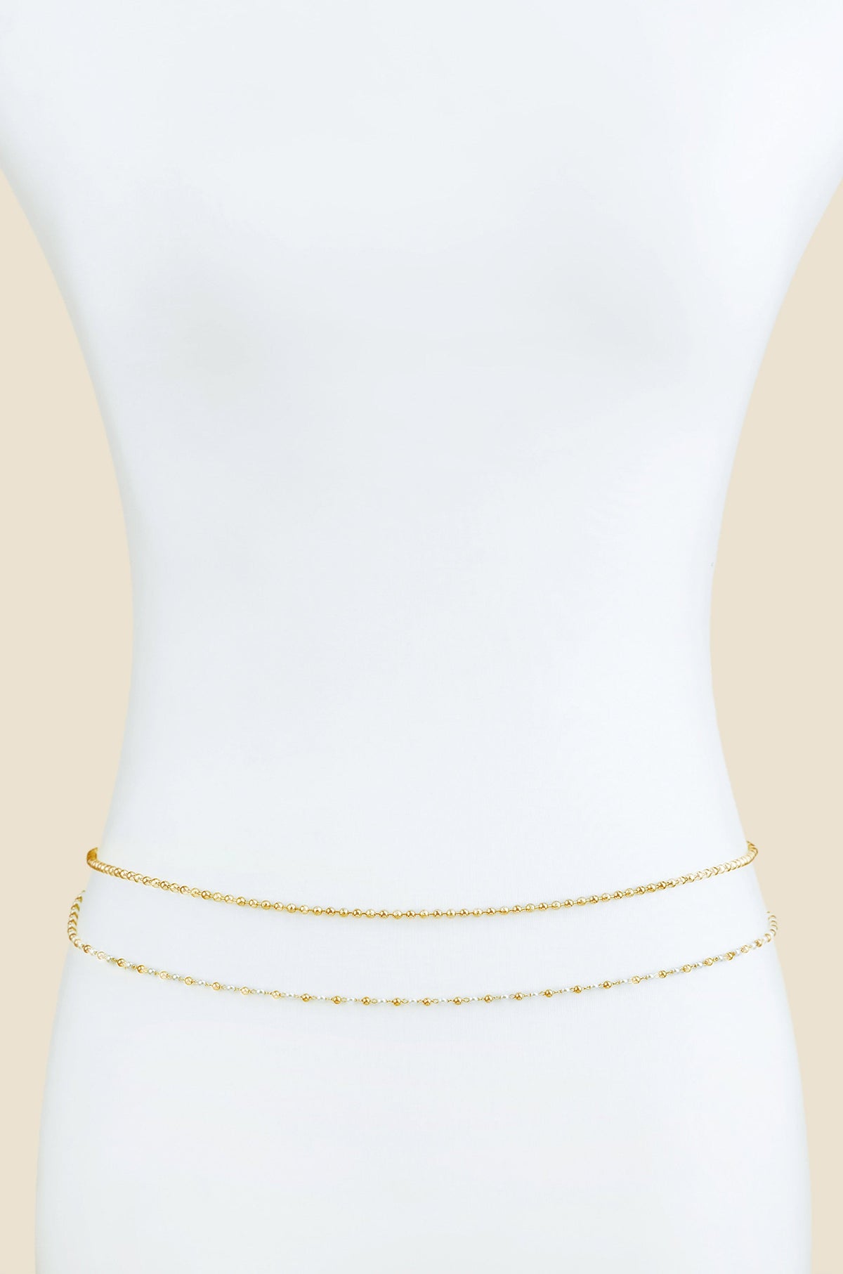Pearl Strand Gold Body Chain – Flying Tomato