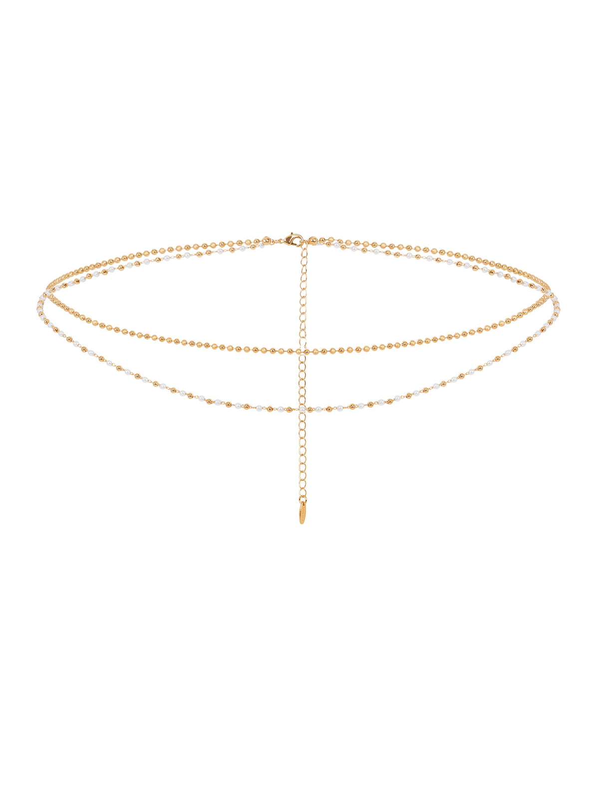 Pearl Strand Gold Body Chain – Flying Tomato