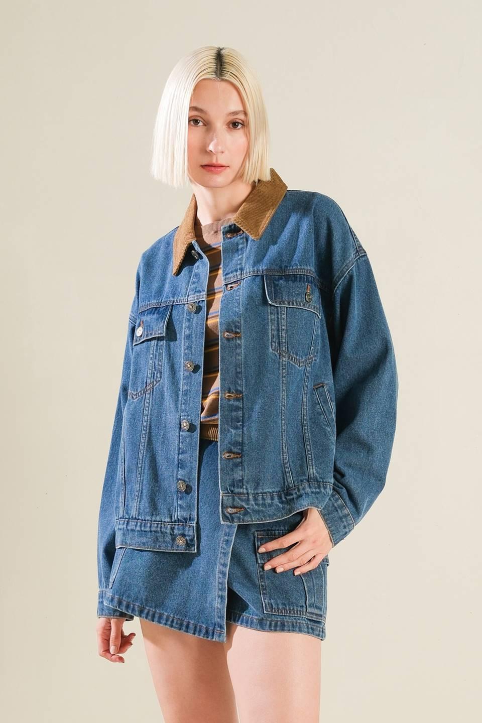 LIVIN' MY BEST LIFE DENIM JACKET l FREEMARKET – Flying Tomato
