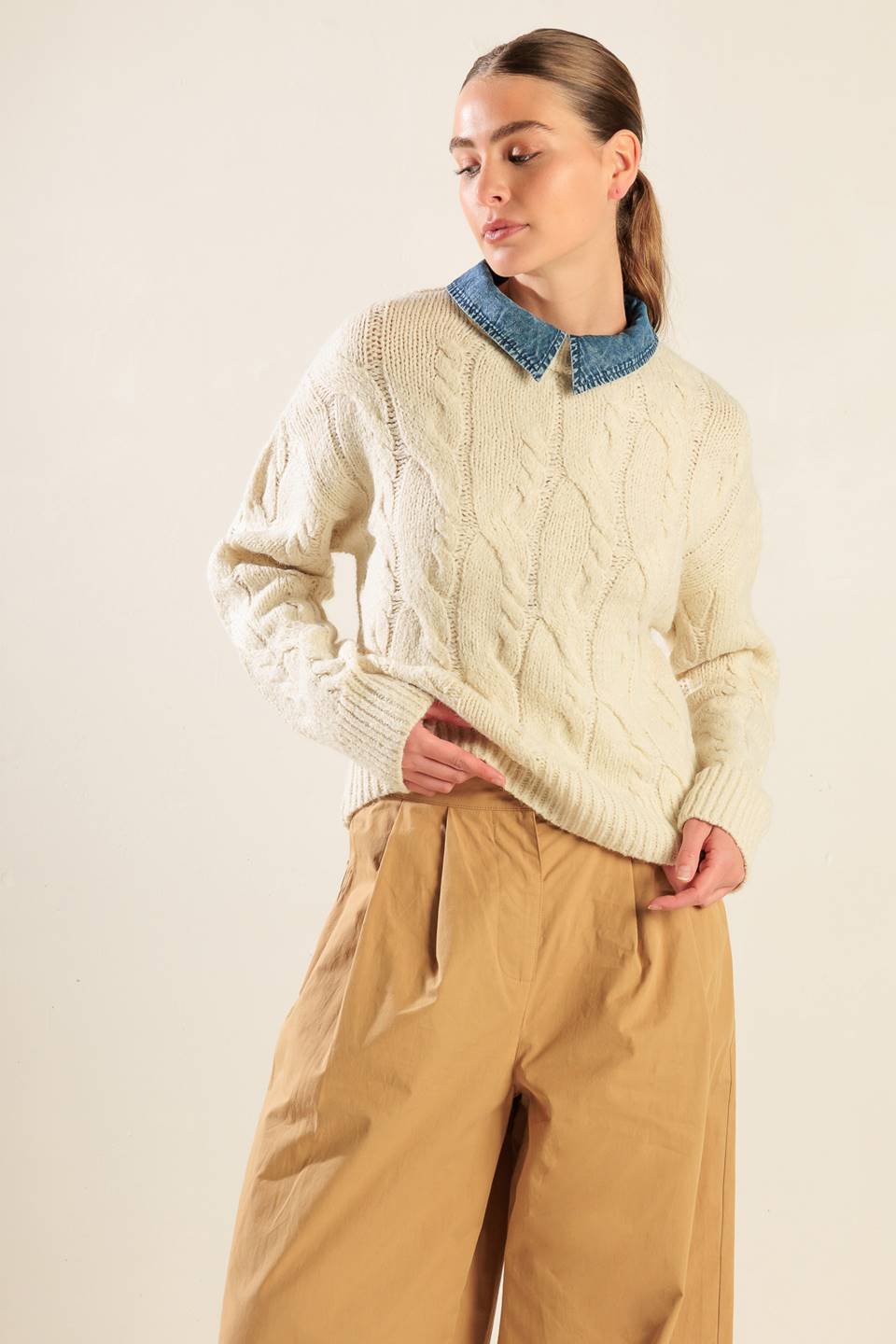 TOTALLY SMITTEN PULLOVER SWEATER l FLYING TOMATO – Flying Tomato