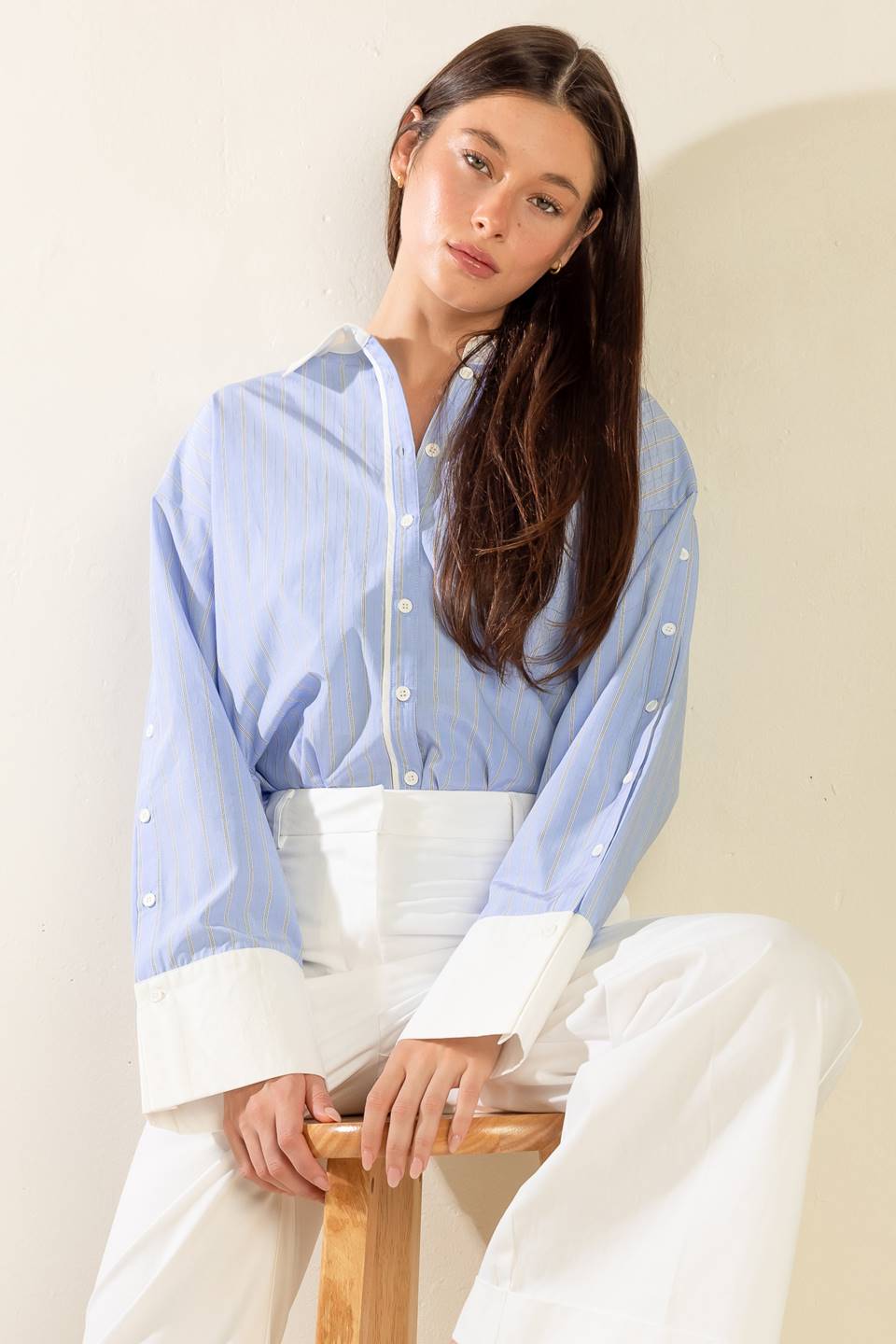 SO MANY MEMORIES WOVEN TOP l FLYING TOMATO – Flying Tomato